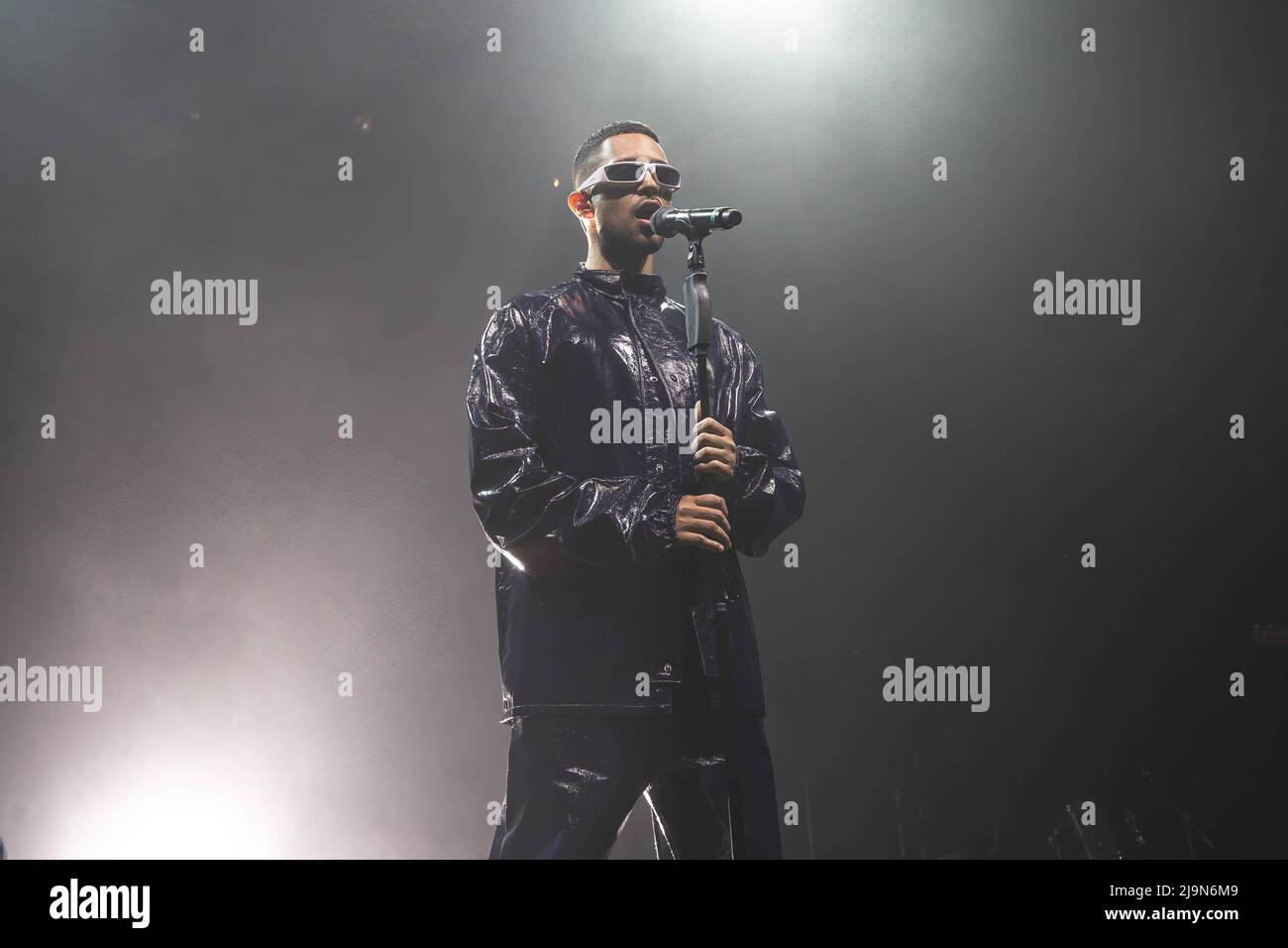 Mahmood (Alessandro Mahmoud) performs live in concert at Atlantico in ...