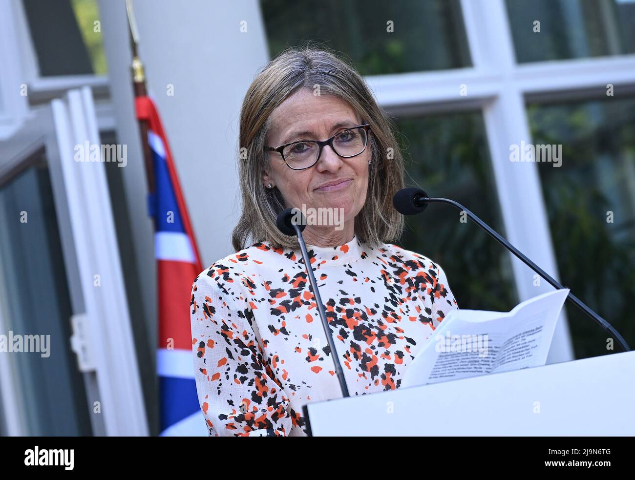 Berlin, Germany. 24th May, 2022. Jill Gallard, British Ambassador to ...