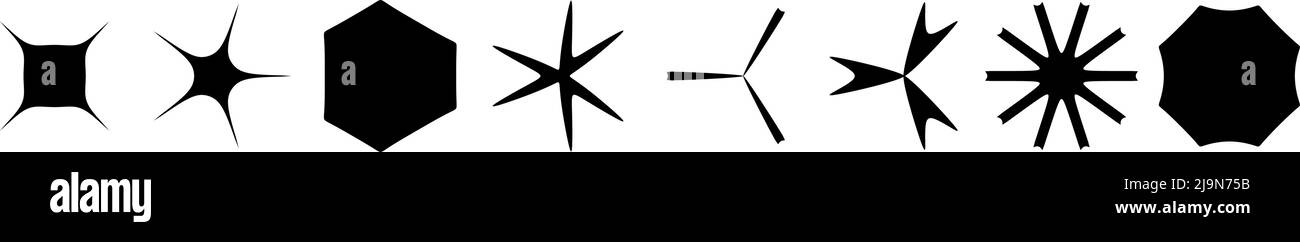 Abstract geometric icon, symbol element shape. Stock vector ...