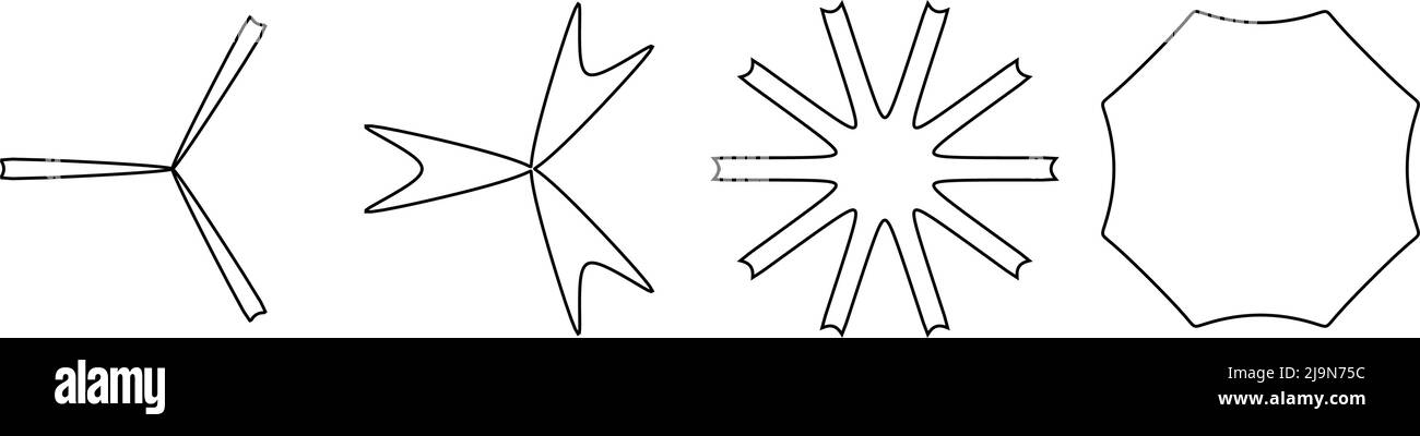 Abstract geometric icon, symbol element shape. Stock vector ...