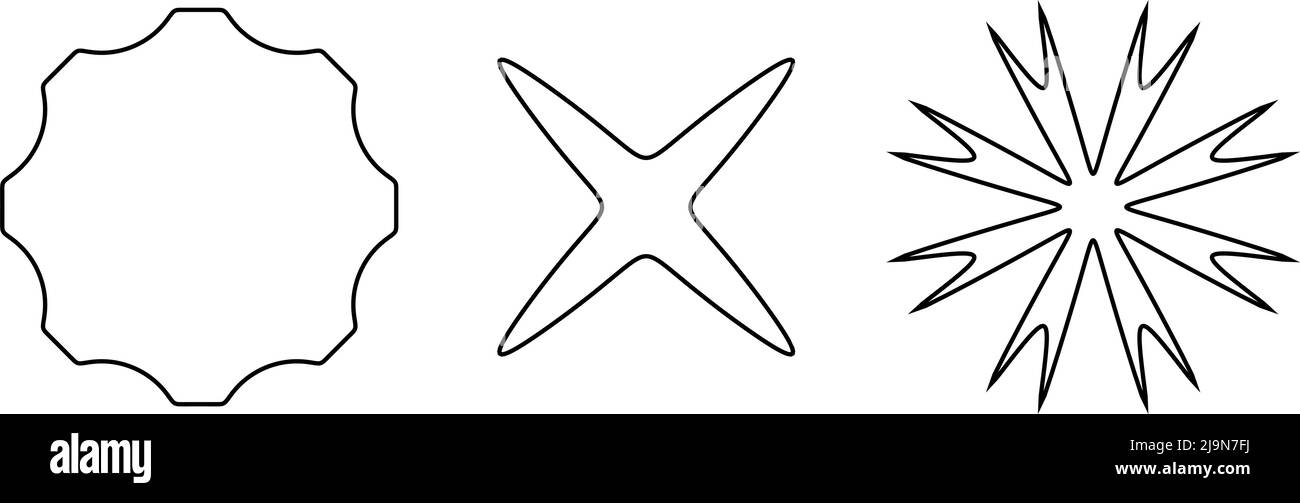 Abstract geometric icon, symbol element shape. Stock vector ...