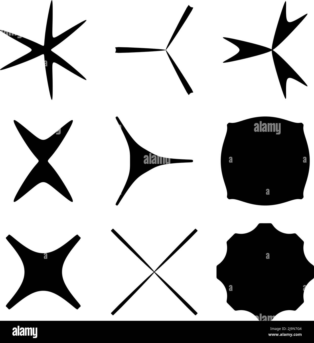 Abstract geometric icon, symbol element shape. Stock vector ...