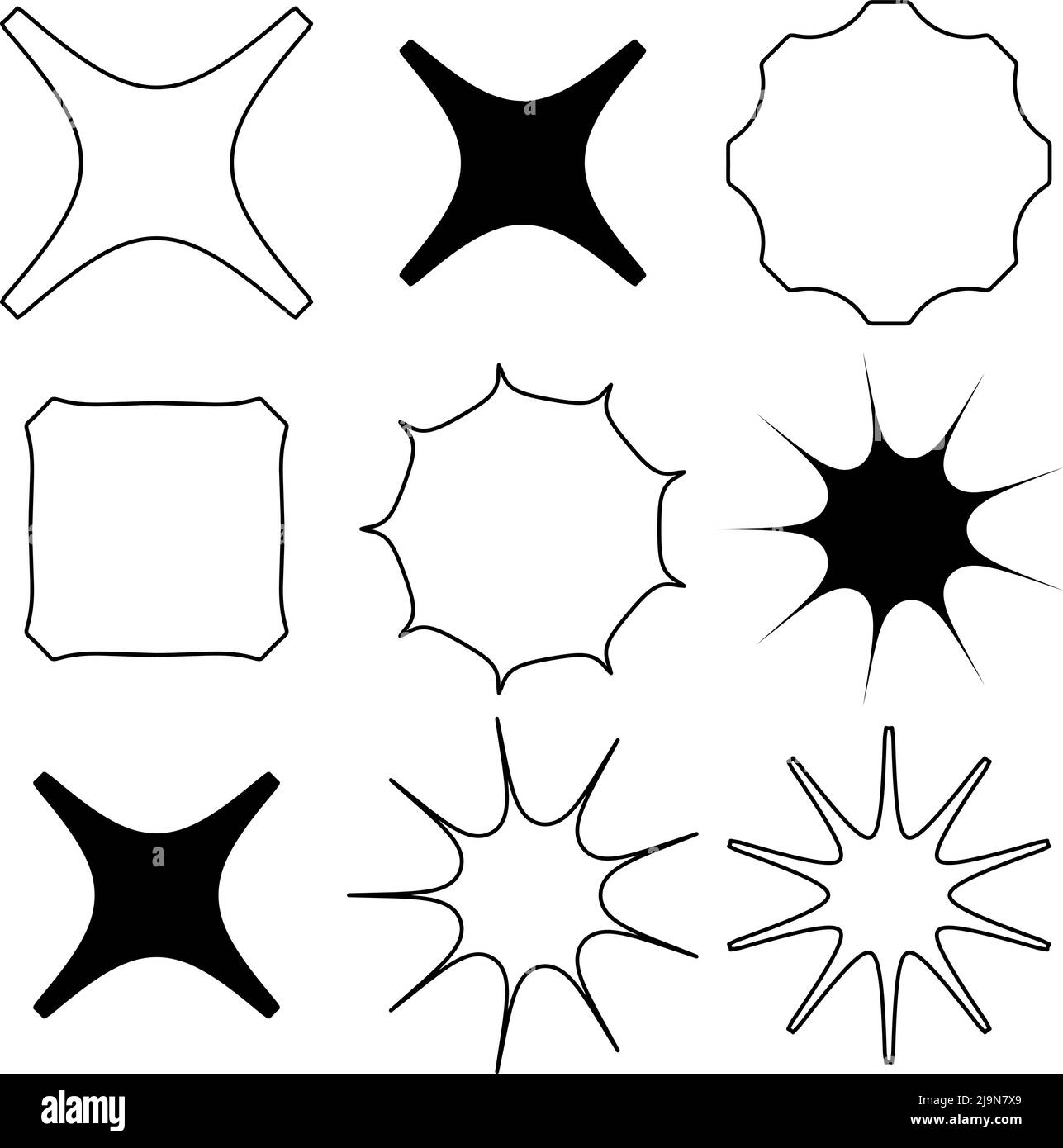 Abstract geometric icon, symbol element shape. Stock vector ...