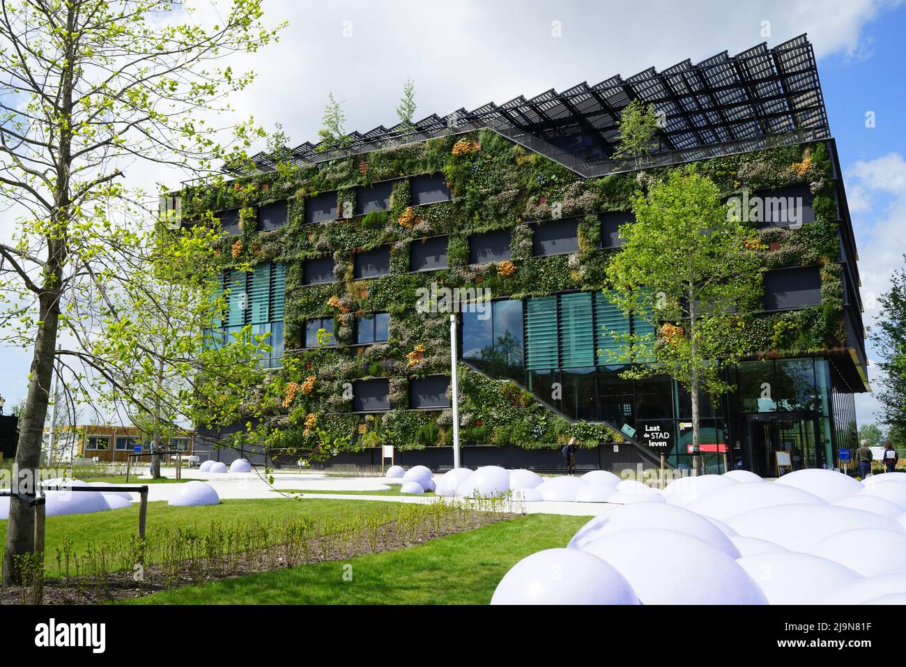 Almere, Netherlands - May 11 2022 Floriade - This building is called ...