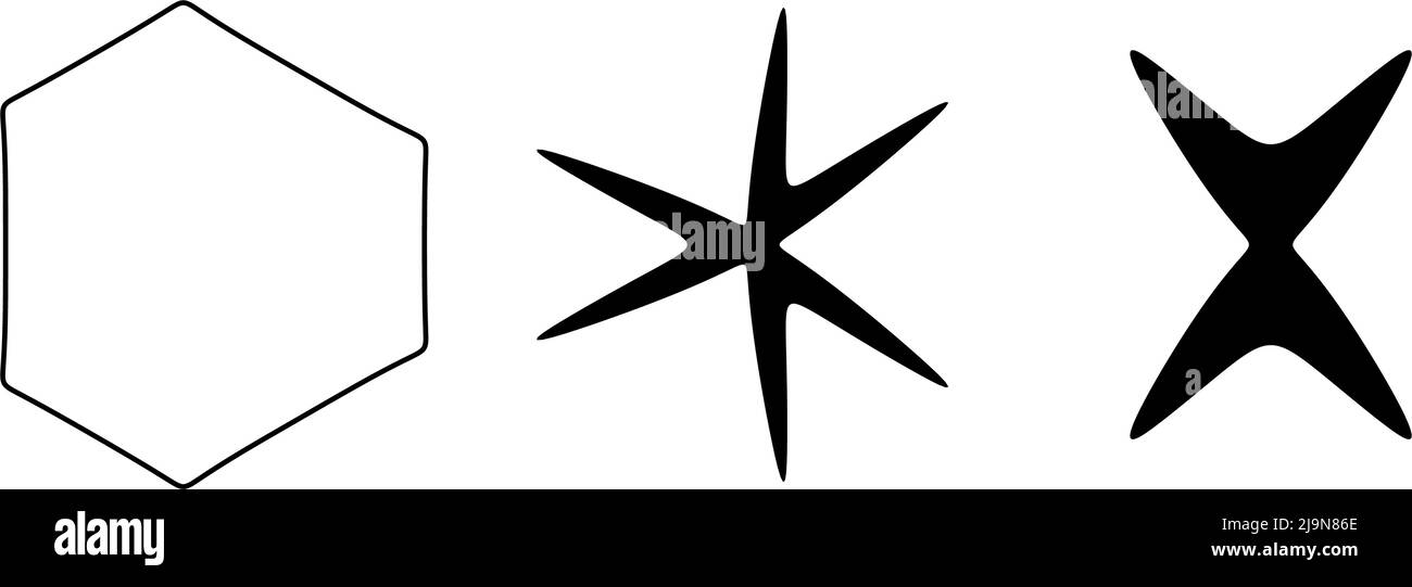 Abstract geometric icon, symbol element shape. Stock vector ...