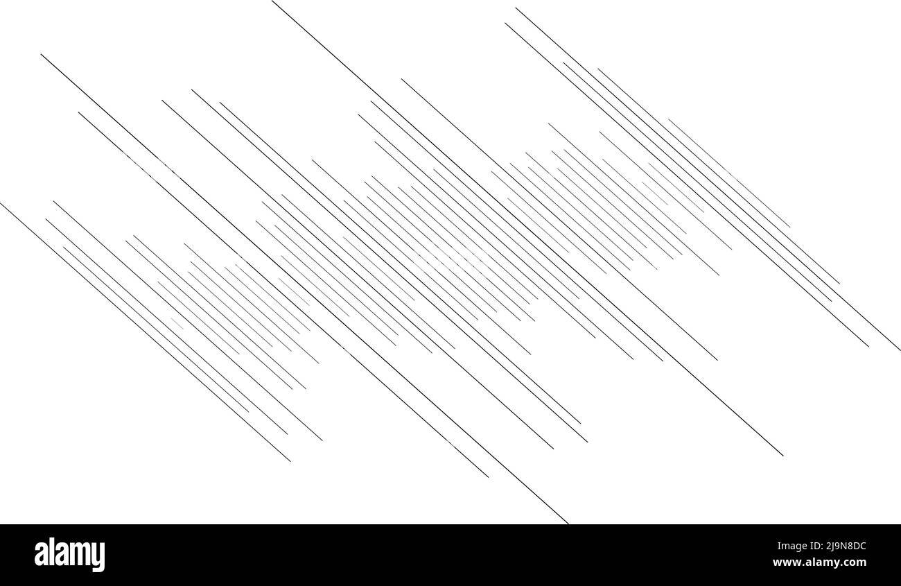 Random lines, stripes streak element. Stock vector illustration, clip ...