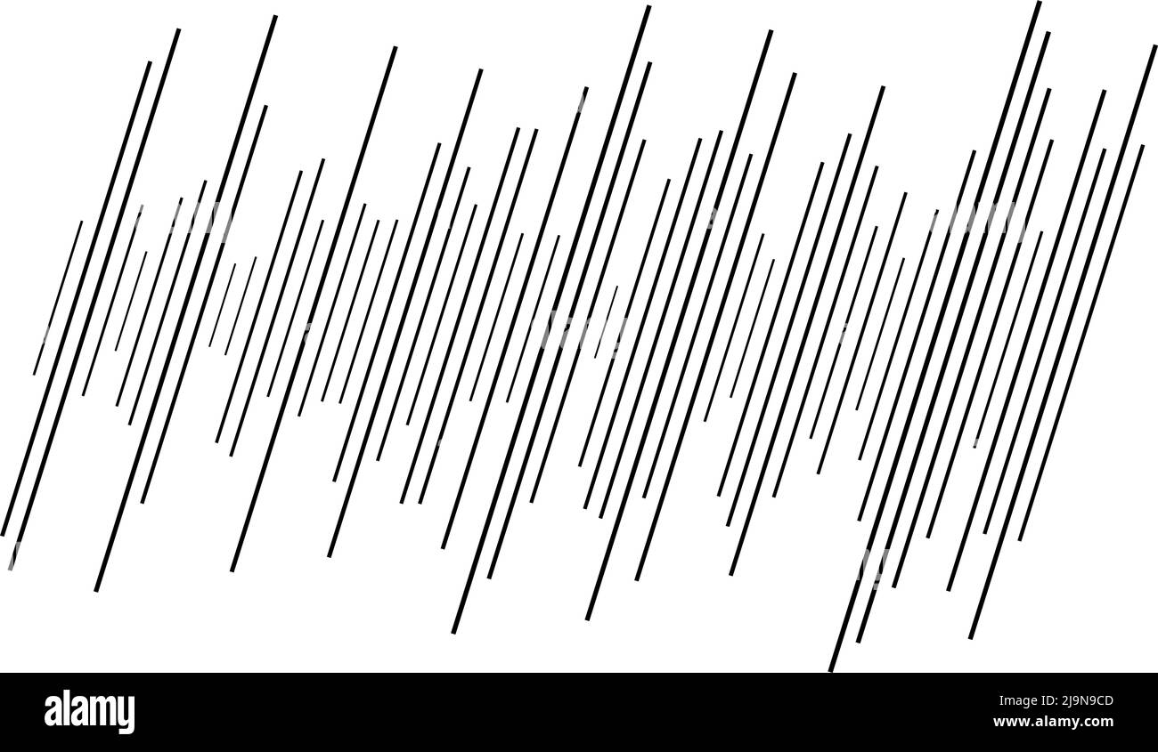 Random lines, stripes streak element. Stock vector illustration, clip ...