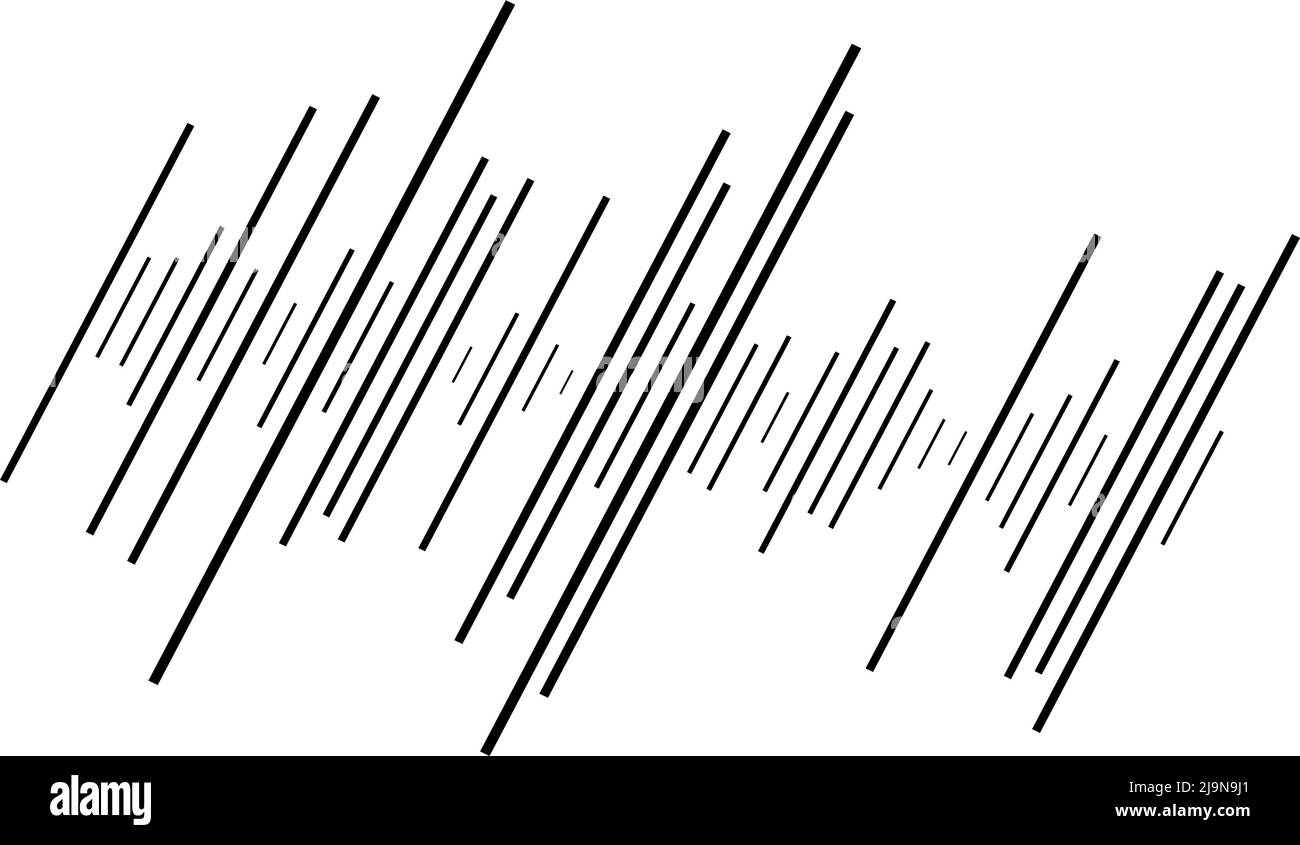 Random lines, stripes streak element. Stock vector illustration, clip ...