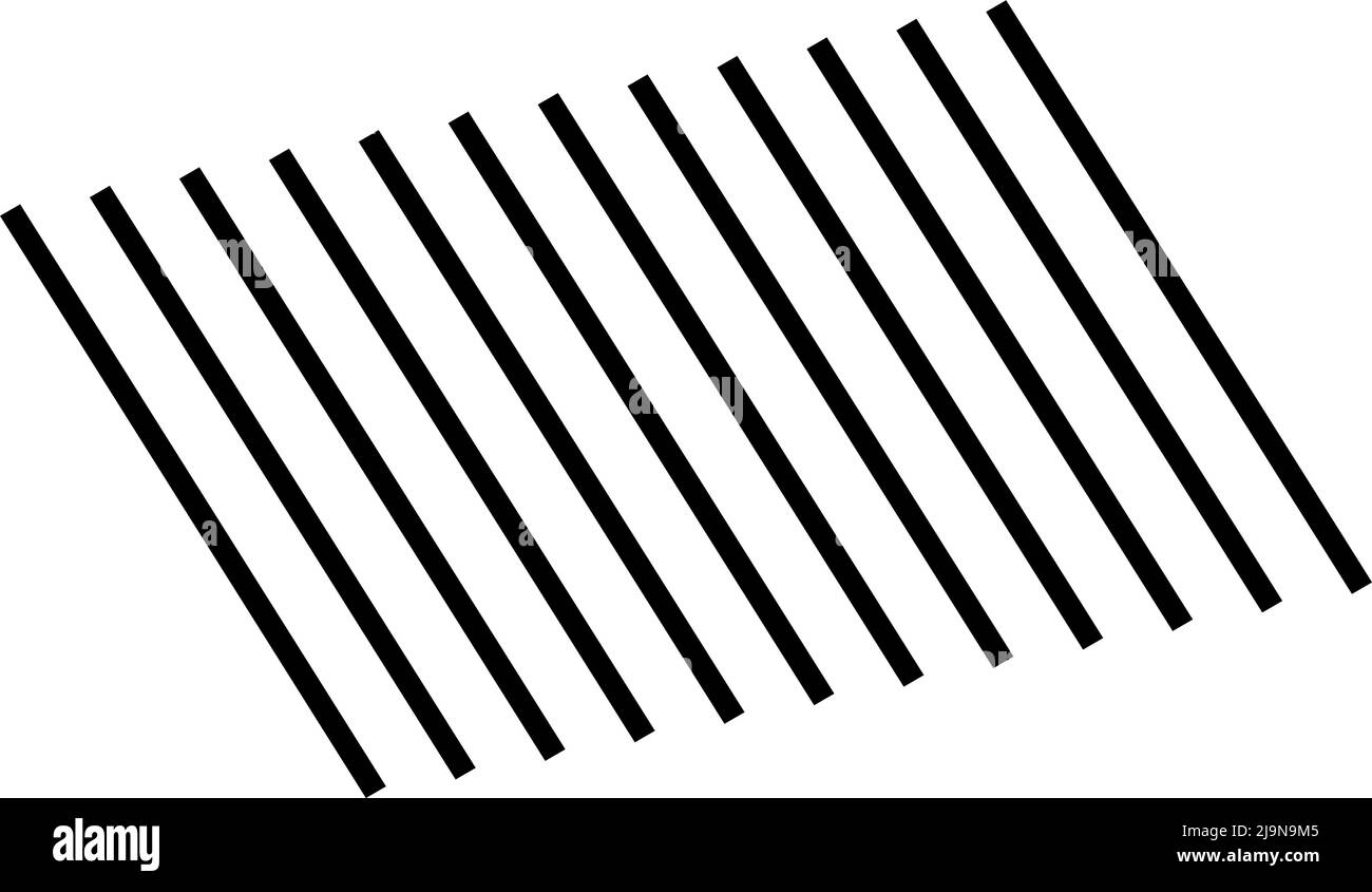 Random lines, stripes streak element. Stock vector illustration, clip ...