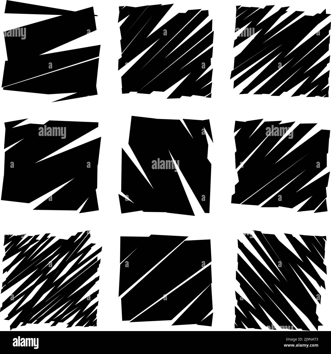 Slit, slash, fracture texture effect element. Stock vector illustration ...