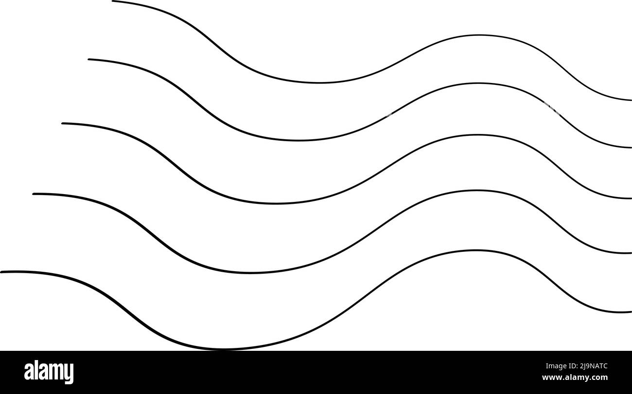 Wavy, zig-zag, criss-cross lines. Waving stripes. Stock vector ...