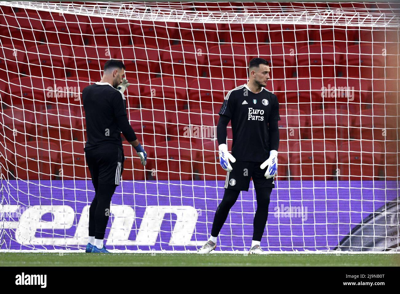 TIRANA - (lr) Feyenoord goalkeeper Ofir Marciano, Feyenoord goalkeeper ...