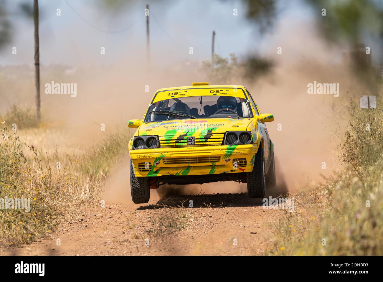 Merida, Spain - May 8, 2022 - TC Merida Rally, qualifying stages for ...