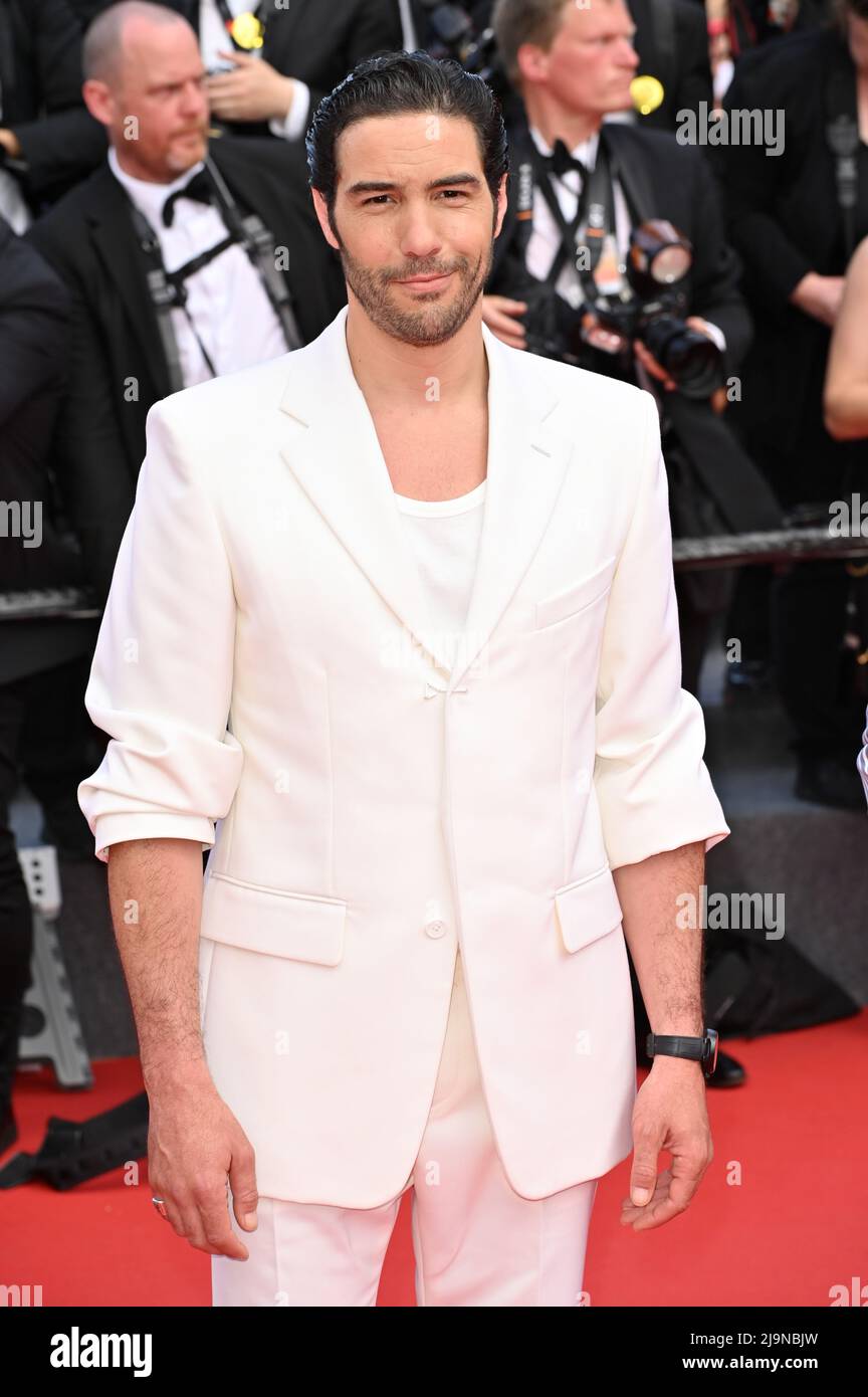 Cannes, France. 24th May, 2022. CANNES, FRANCE. May 24, 2022: Tahar ...