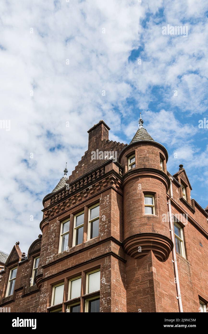 Angle turrets and crowstepped gables hi-res stock photography and ...