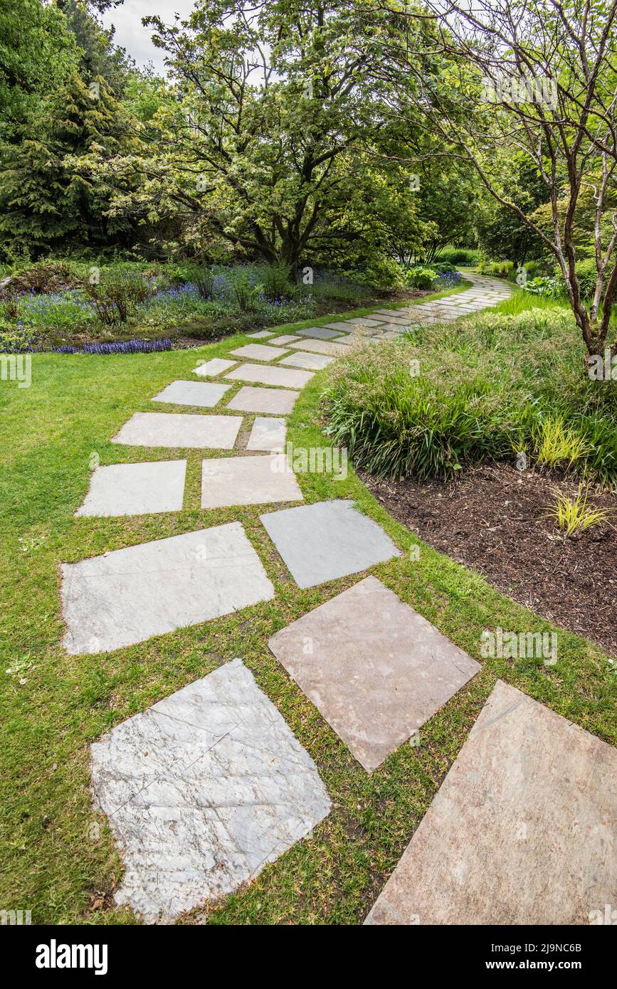 Garden of Contemplation at Threave Gardens, Castle Douglas. This is one ...