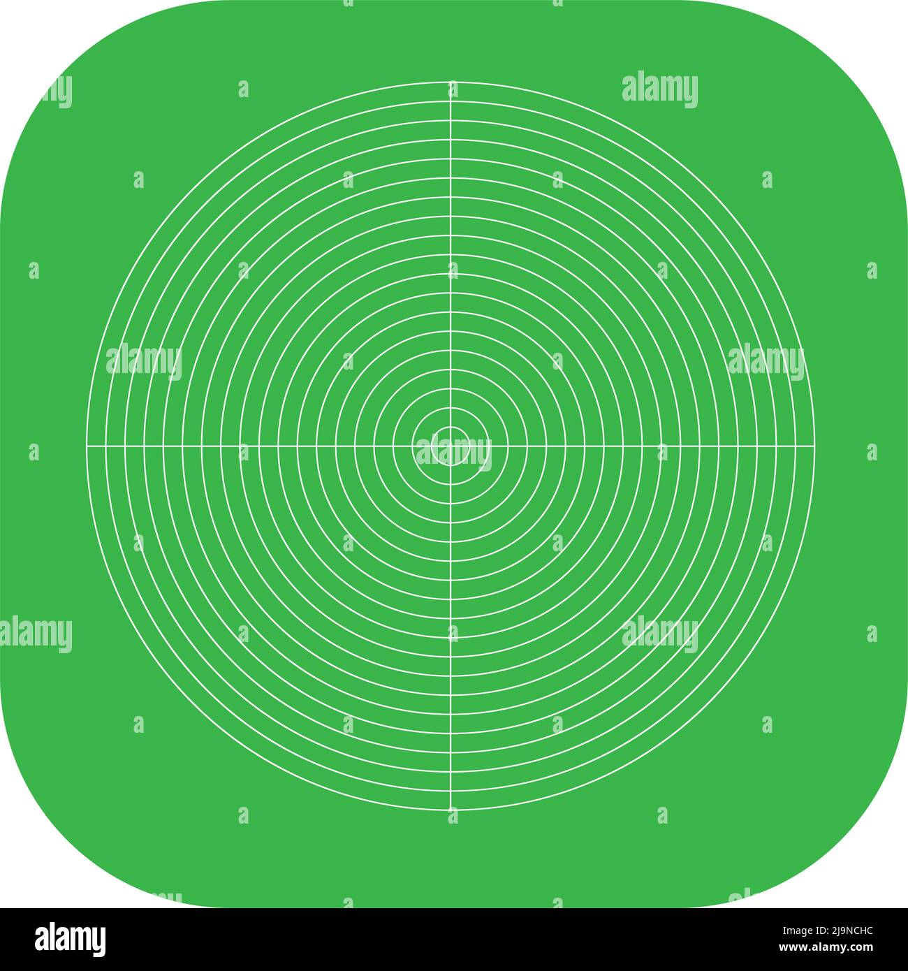 Polar, circular grid, mesh. Pie chart, graph element. Stock vector ...