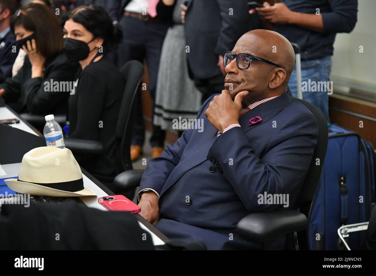 Weatherman Al Roker attends the announcement of the NOAA Atlantic ...