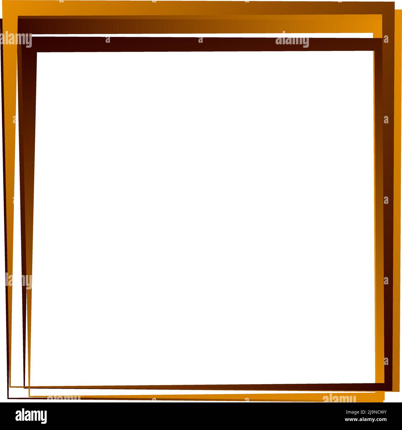 Random square contour frame, border element. Stock vector illustration ...