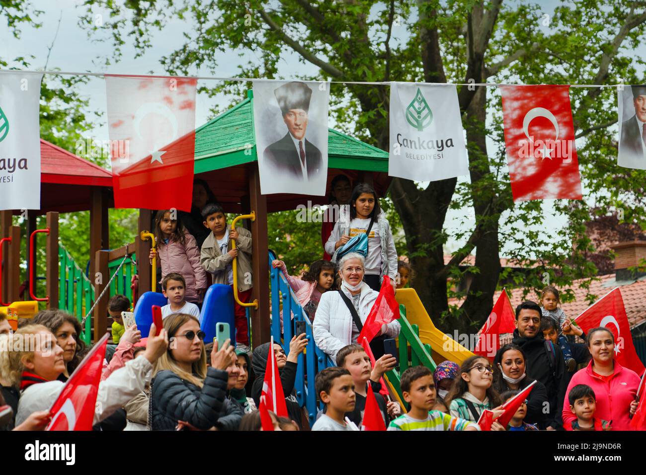 Cankaya, Ankara, Turkey - May 19 2022: Commemoration of Atatürk, Youth ...