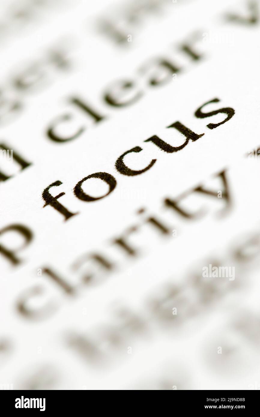 Focus vision hi-res stock photography and images - Alamy