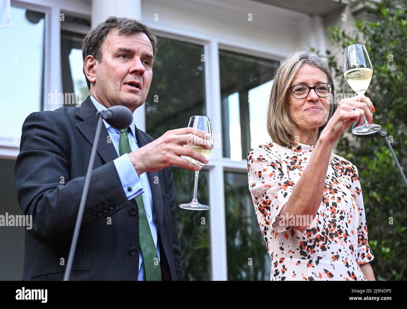 Berlin, Germany. 24th May, 2022. Jill Gallard, British Ambassador to ...
