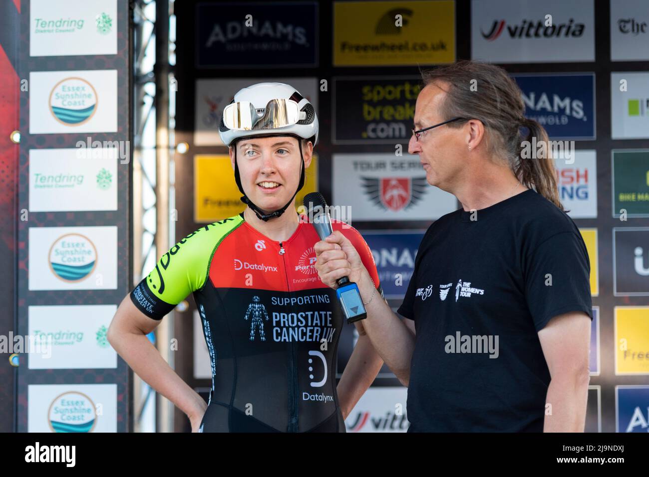 Laura Cheesman of Datalynx on podium in the Sportsbreaks Tour Series ...
