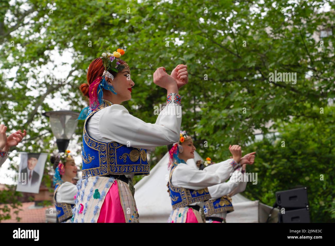 Cankaya, Ankara, Turkey - May 19 2022: Commemoration of Atatürk, Youth ...