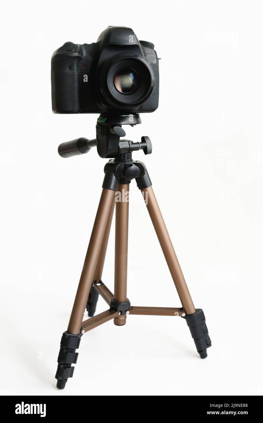 Shadow camera on tripod Cut Out Stock Images & Pictures - Alamy