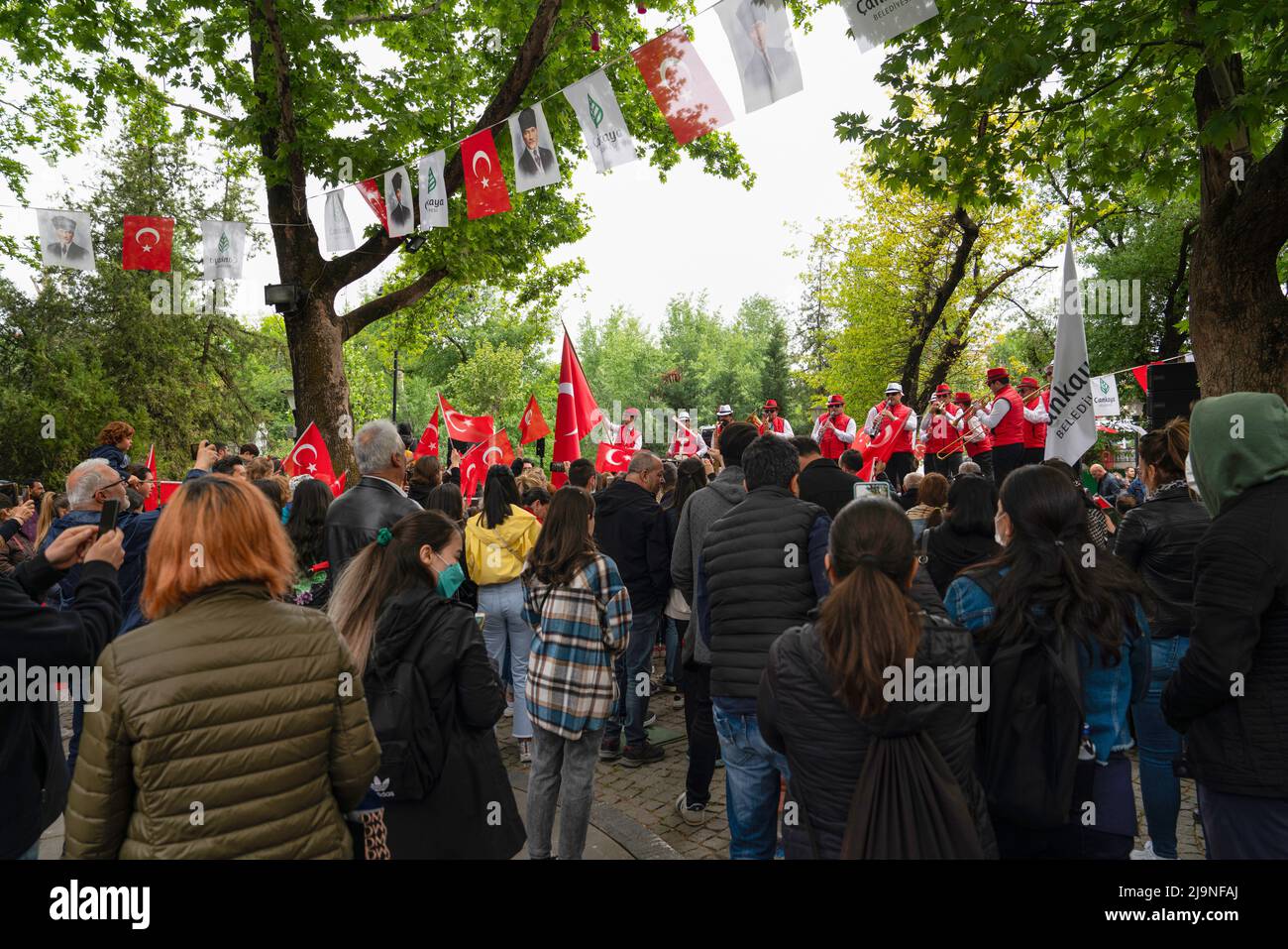 Cankaya, Ankara, Turkey - May 19 2022: Commemoration of Atatürk, Youth ...