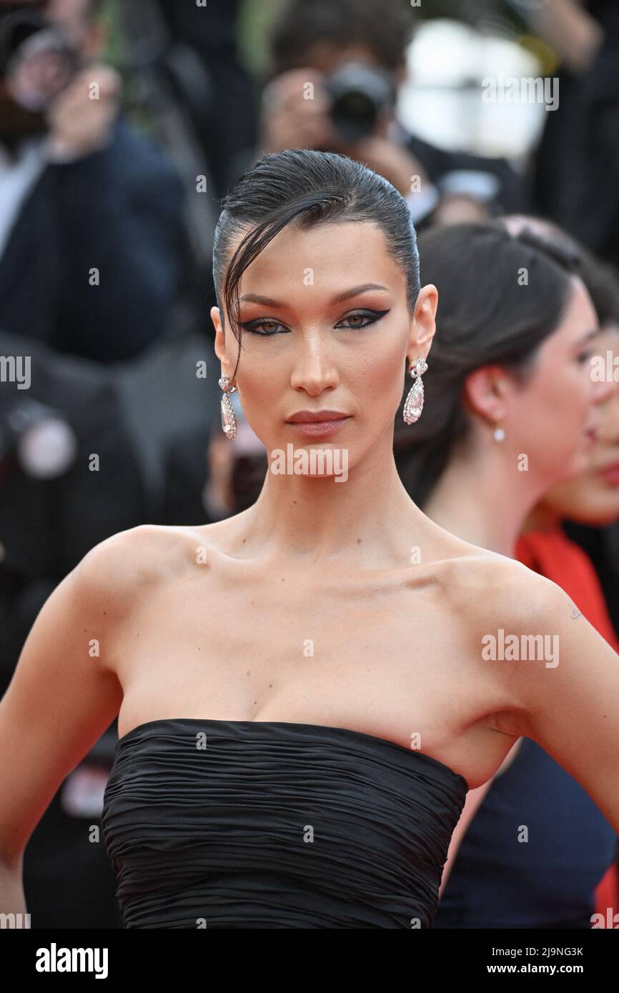 Bella Hadid attending the premiere of the movie The Innoncent during ...