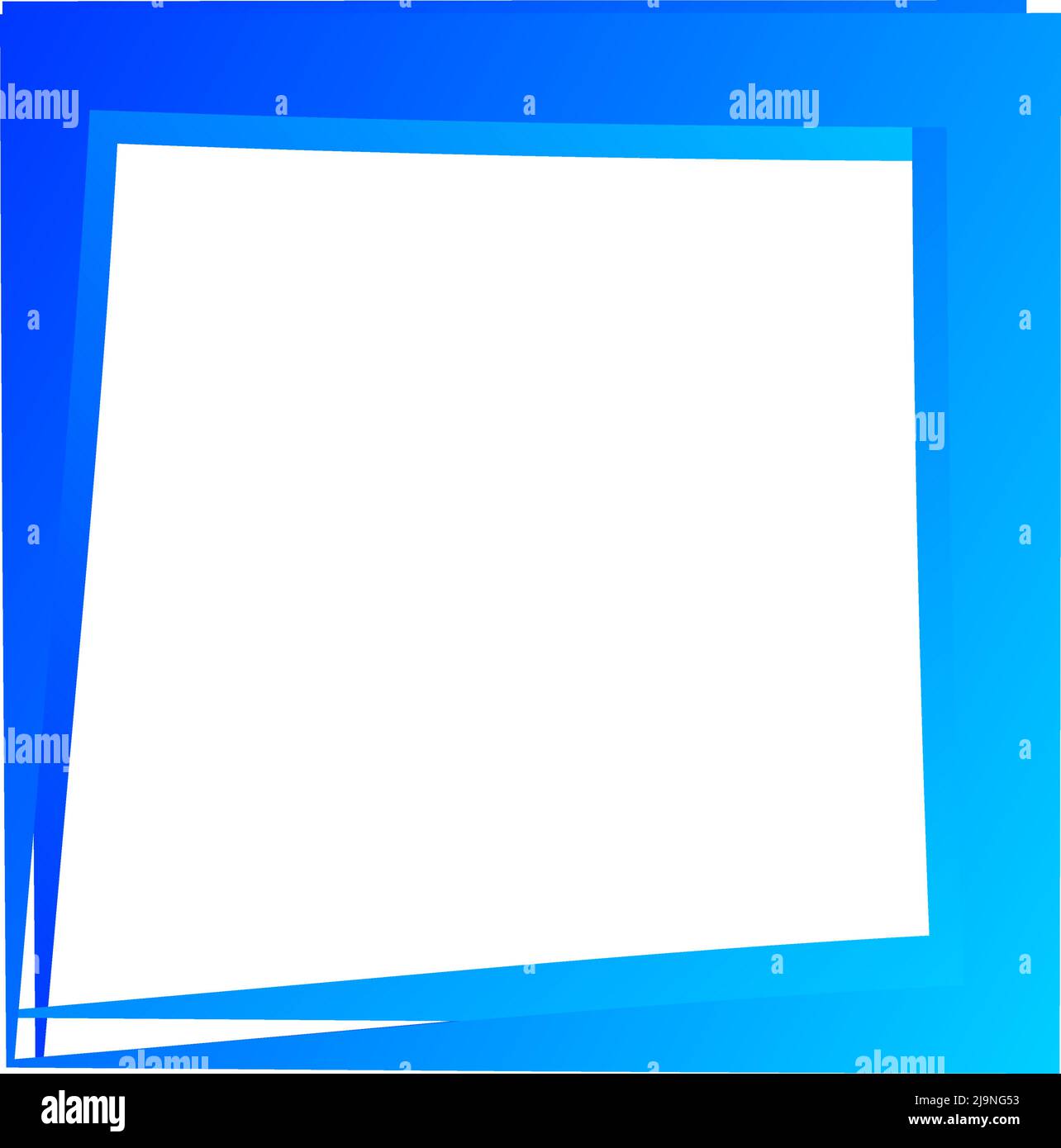 Random square contour frame, border element. Stock vector illustration ...