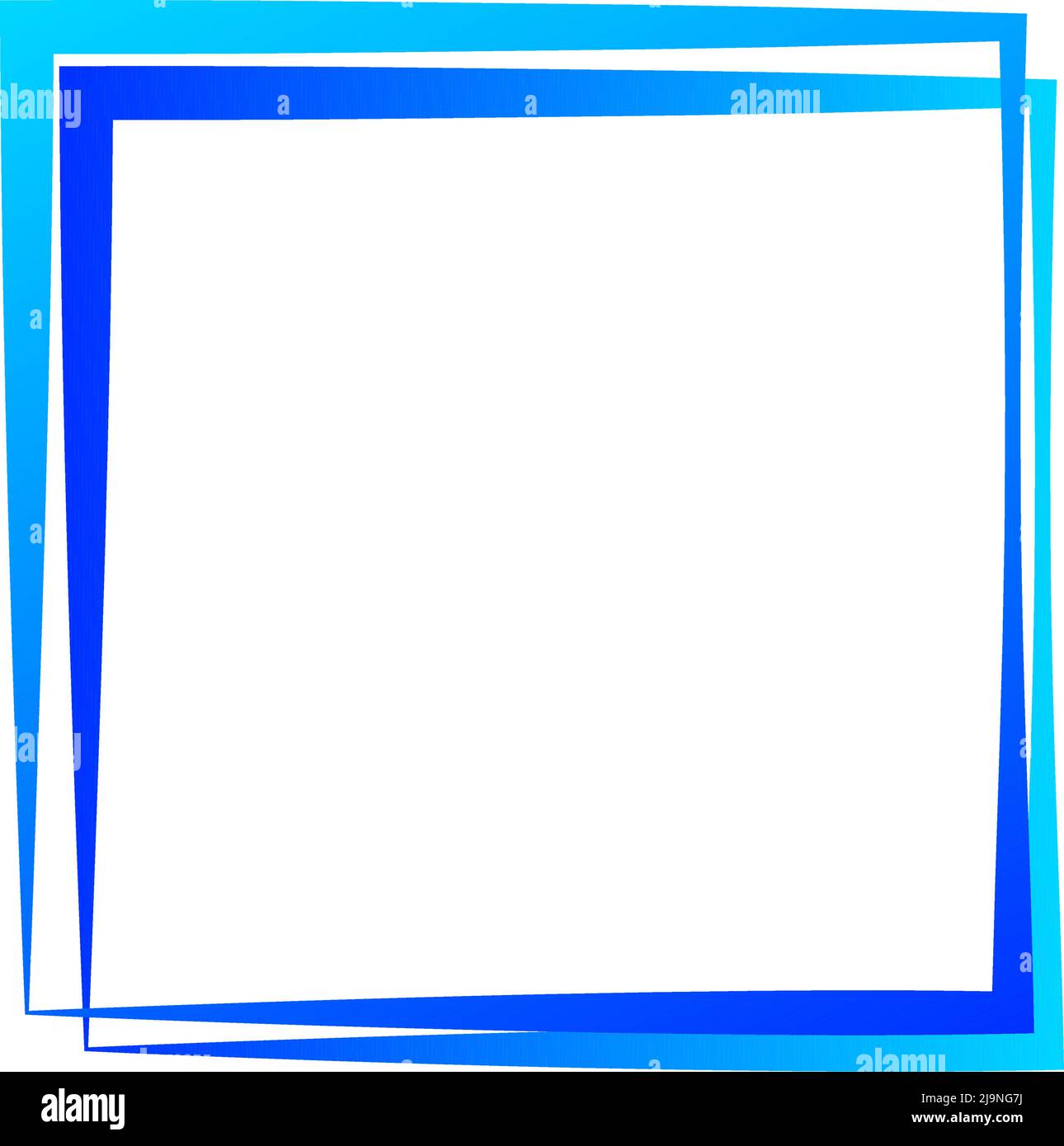 Random square contour frame, border element. Stock vector illustration ...