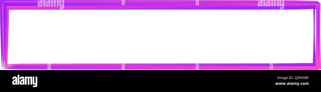 Random square contour frame, border element. Stock vector illustration ...