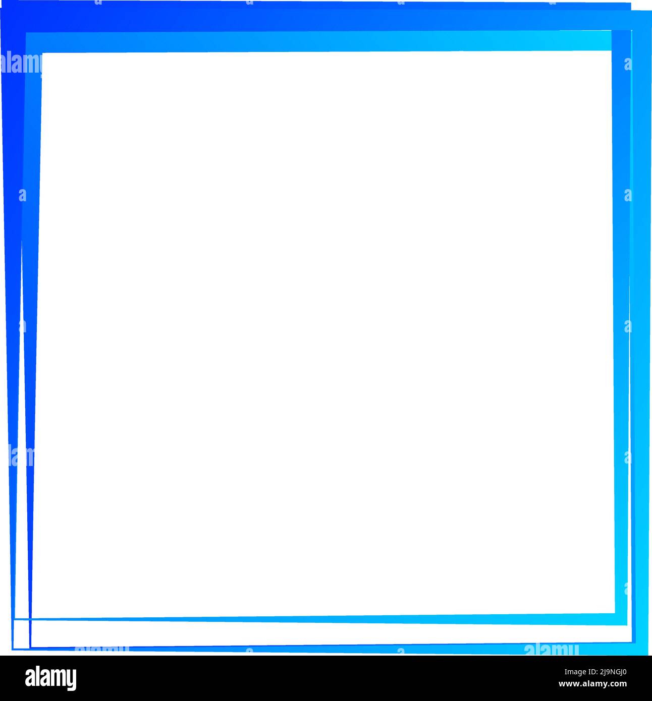 Random square contour frame, border element. Stock vector illustration ...