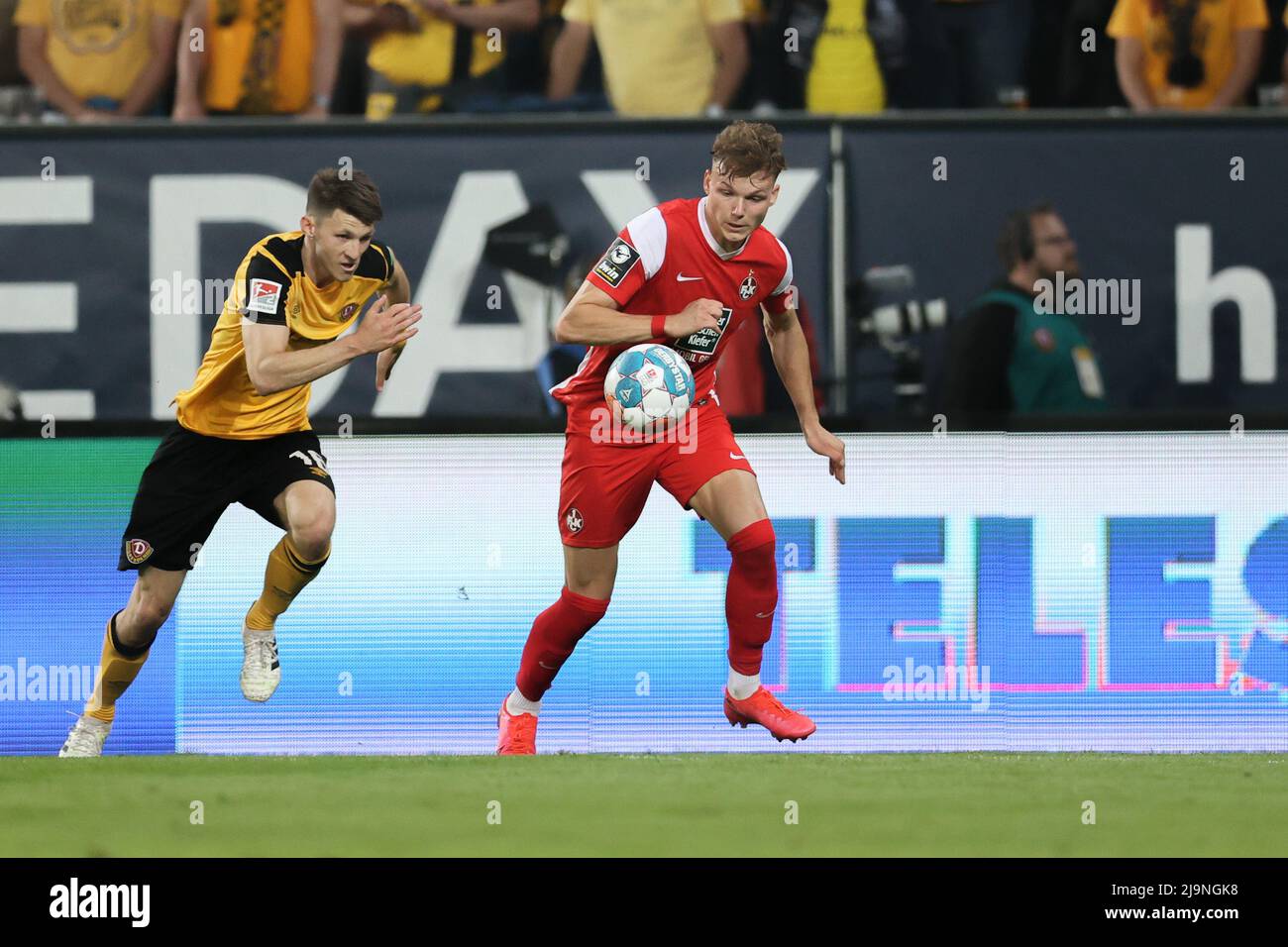 Dresden, Germany. 24th May, 2022. Soccer: 2. Bundesliga - Relegation ...