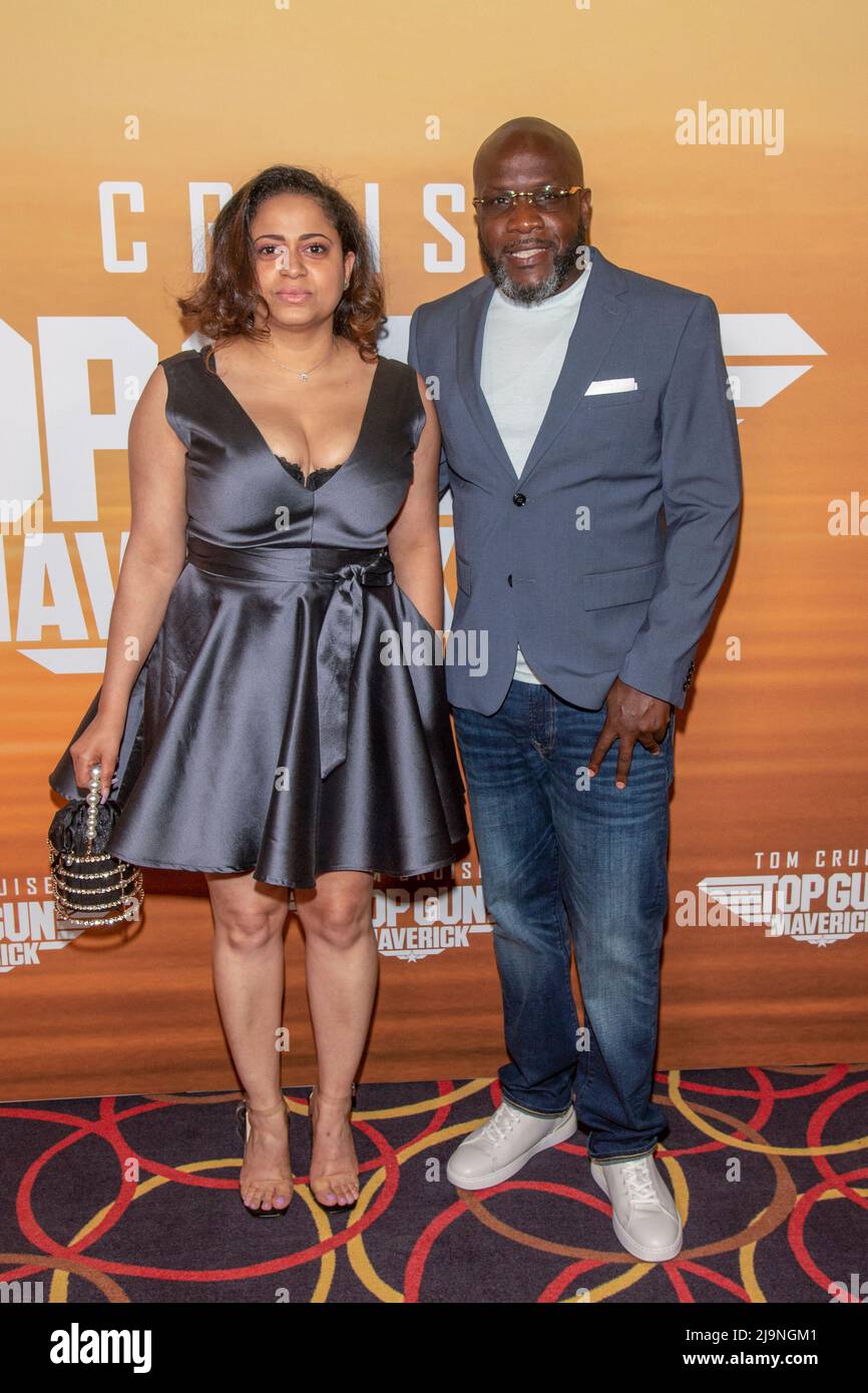 New York, NY - May 23, 2022: Princess Faraj and Edwin Freeman attend ...