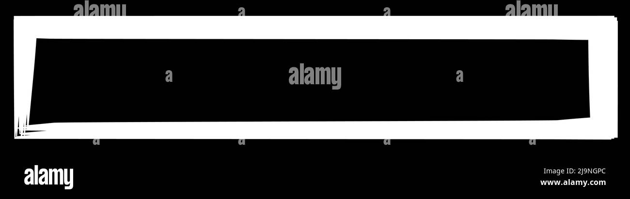 Random square contour frame, border element. Stock vector illustration ...