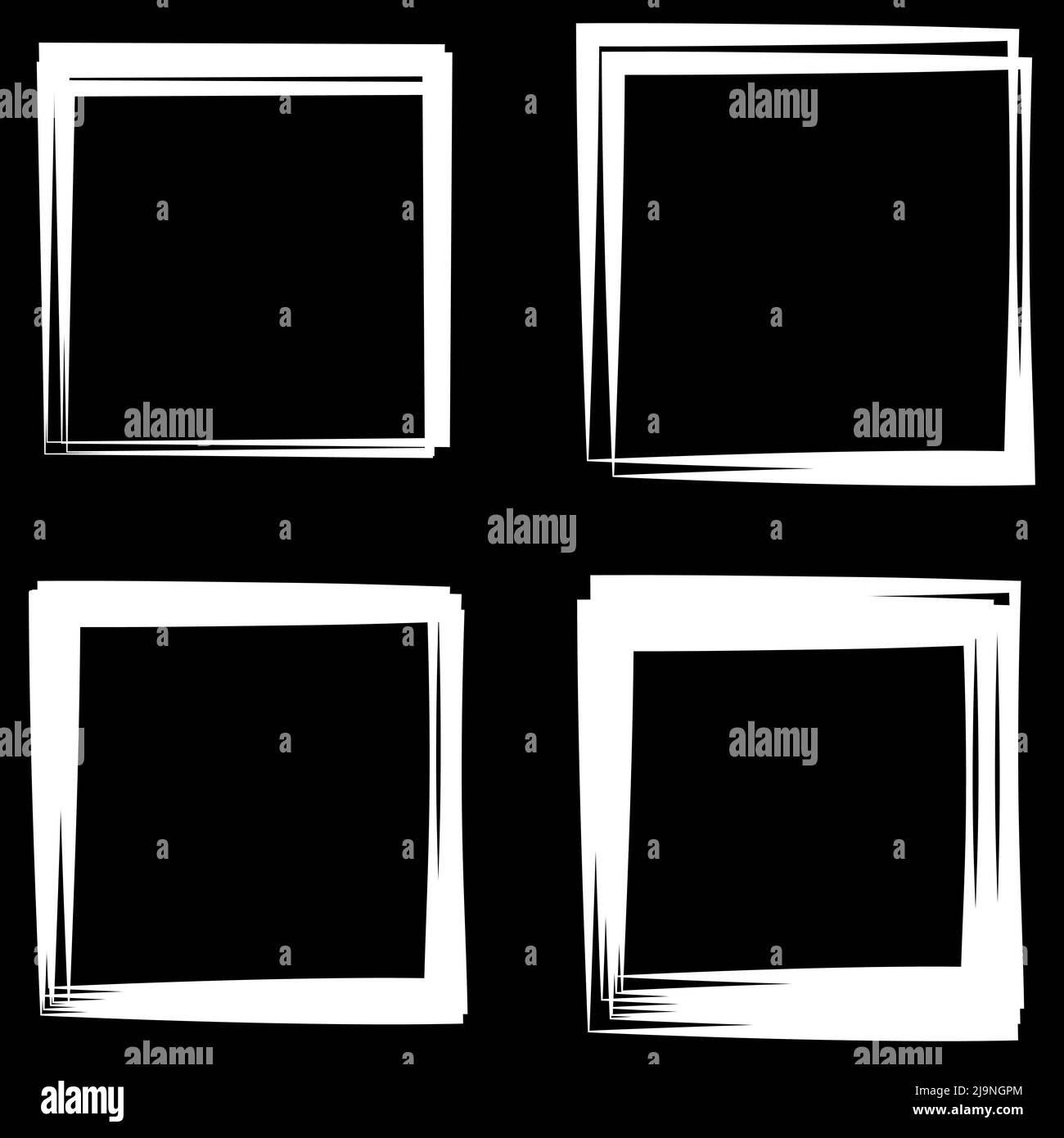 Irregular framing Stock Vector Images - Alamy