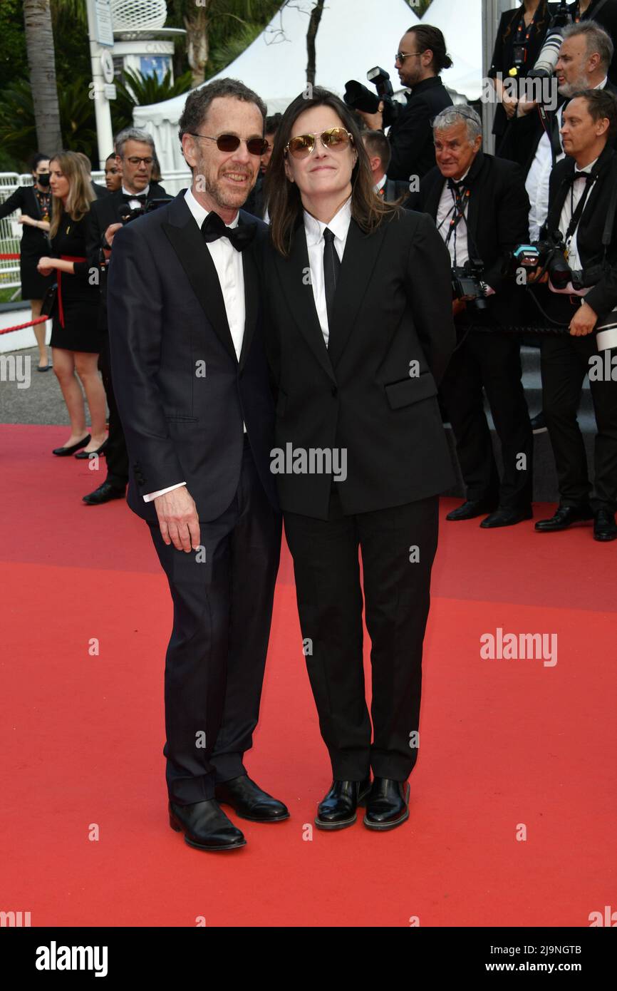 Cannes, France. 24th May, 2022. 75th Cannes Film Festival 2022, Red Carpet 75th Anniversary ...