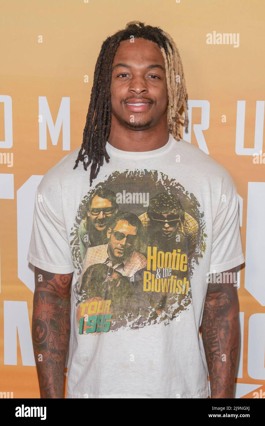 New York, NY - May 23, 2022: Xavier McKinney attends the "Top Gun ...