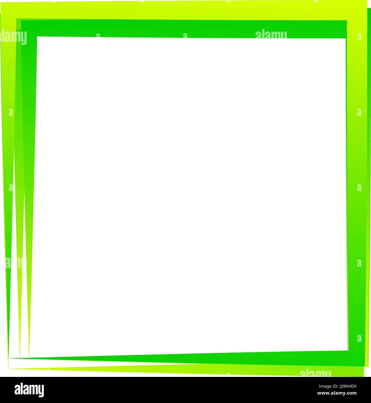 Random square contour frame, border element. Stock vector illustration ...