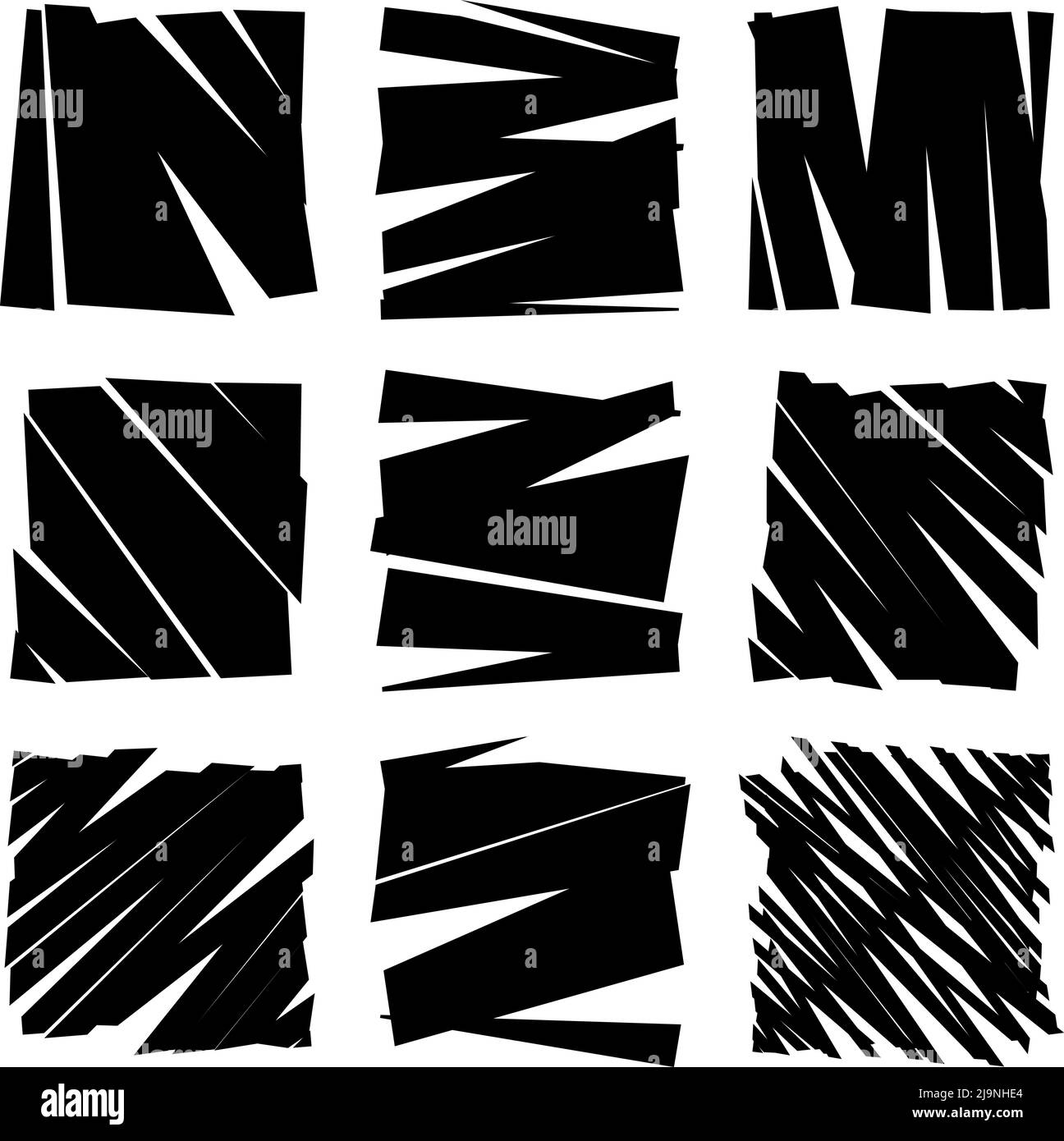 Slit, slash, fracture texture effect element. Stock vector illustration ...