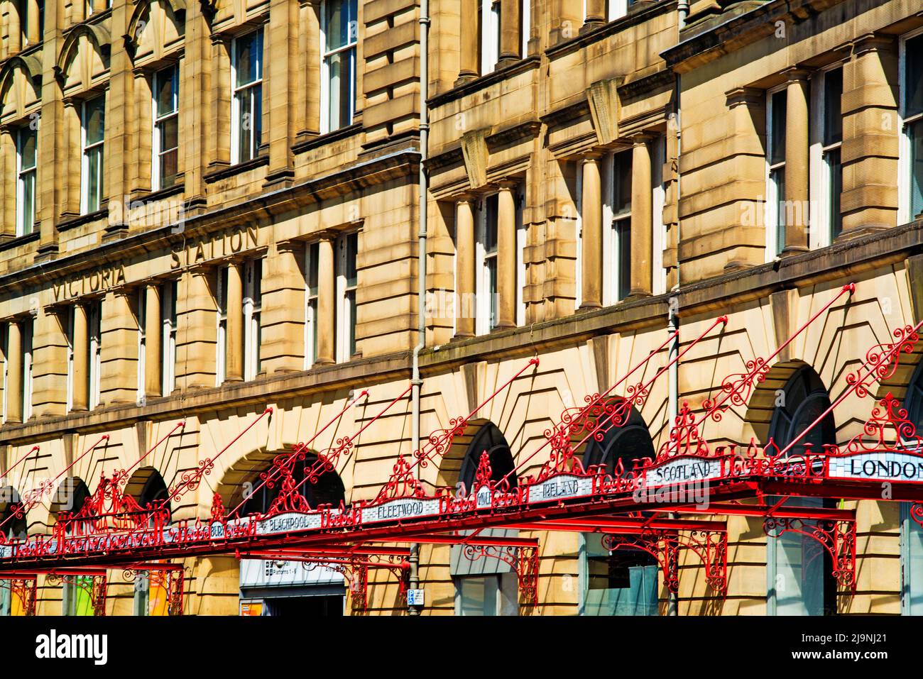 Manchester Victoria Railway Station, Manchester, England Stock Photo ...