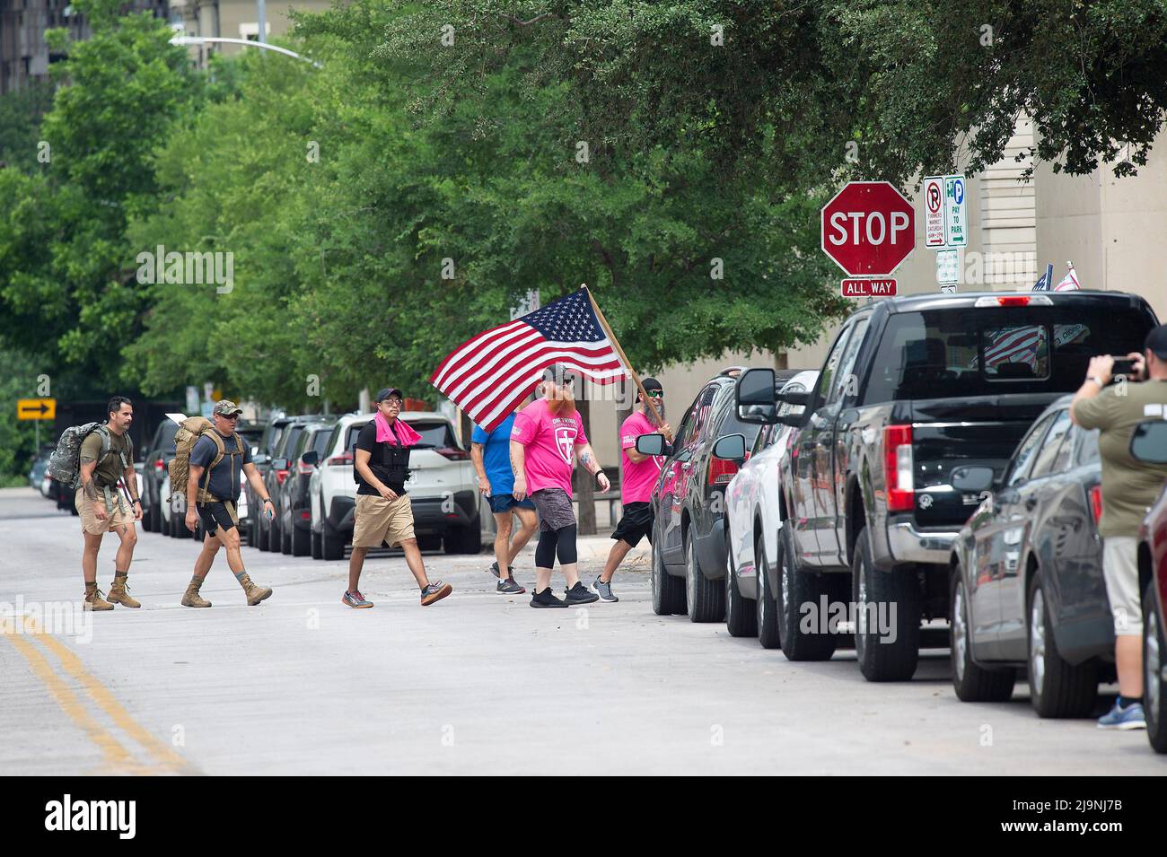 Republic Square Park. 24th May, 2022. Carry The Load West Coast Route ...