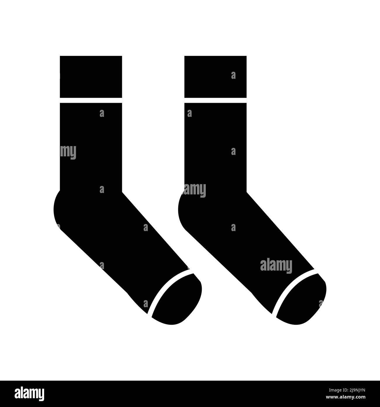 sock icon. on white background Stock Vector Image & Art - Alamy