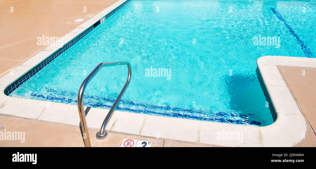 blue water in summer swimming pool. summer vacation Stock Photo - Alamy