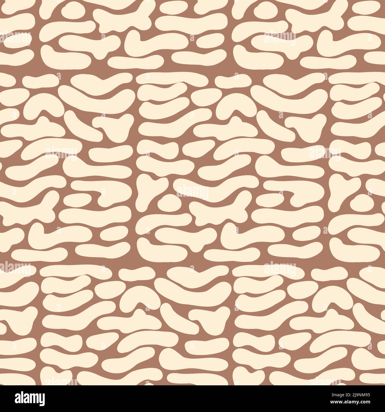 Abstract seamless pattern brown beige color stain smeared blob for ...
