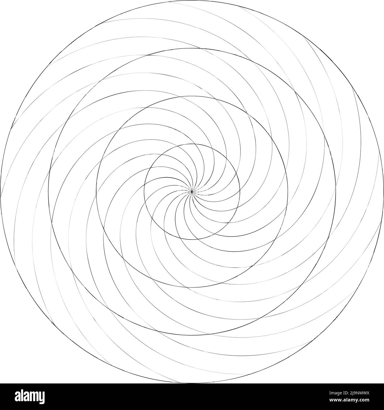 Abstract spiral, swirl and twirl element. Volute, helix vector. Stock ...