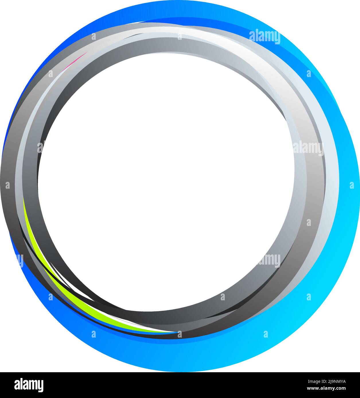 Random circles, rings circular element. Stock vector illustration, clip ...